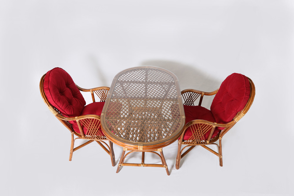 Ramona 2 Kişilik Bambu Bahçe Balkon Takımı - Yörük Ticaret